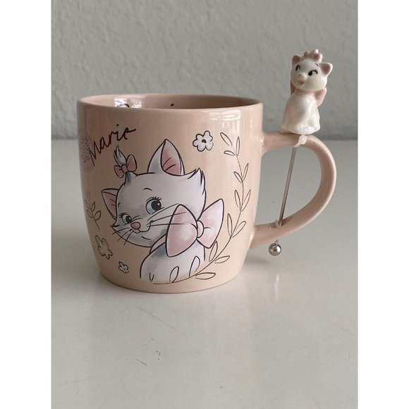 Disney | Kitchen | Disney The Aristocats Bonjour Marie Cat Kitten Mug ...